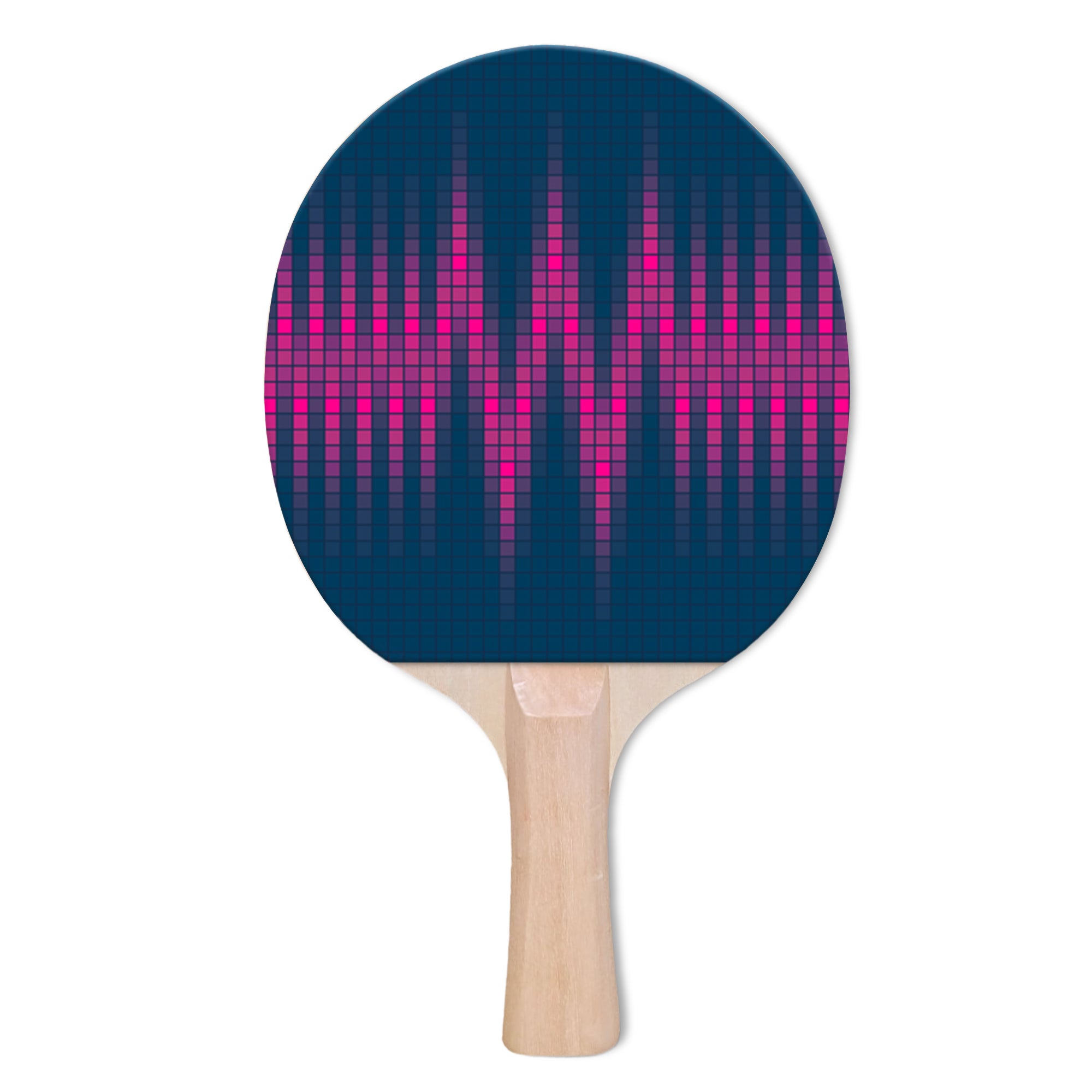 Geometric Wave Designer Ping Pong Paddle – uberpong